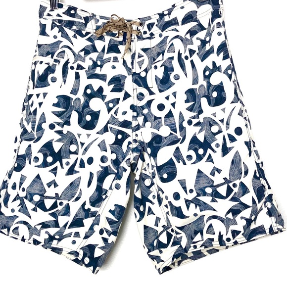 Patagonia | Swim | Mens Patagonia Swim Trunk Tribal Print Blue White ...